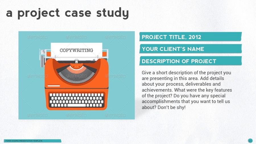 Paper Shapes Powerpoint Presentation Templates, Presentation Templates