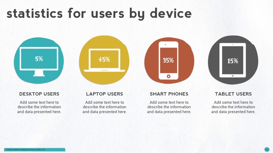 Paper Shapes Powerpoint Presentation Templates, Presentation Templates