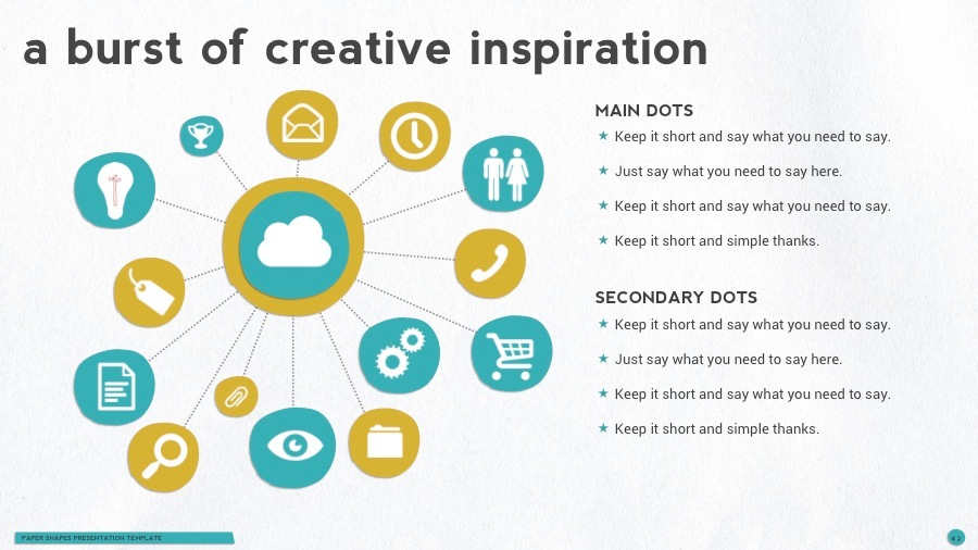 Paper Shapes Powerpoint Presentation Templates, Presentation Templates