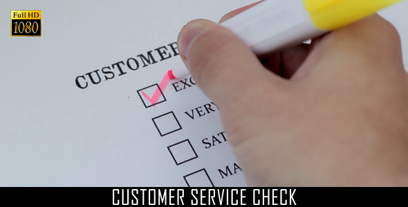 Customer Service Check, Stock Footage | VideoHive