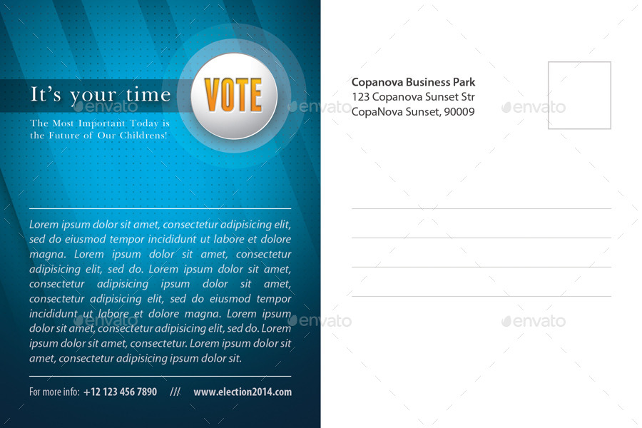 4 in 1 Political Banners Flyer Postcard Bundle, Print Templates ...