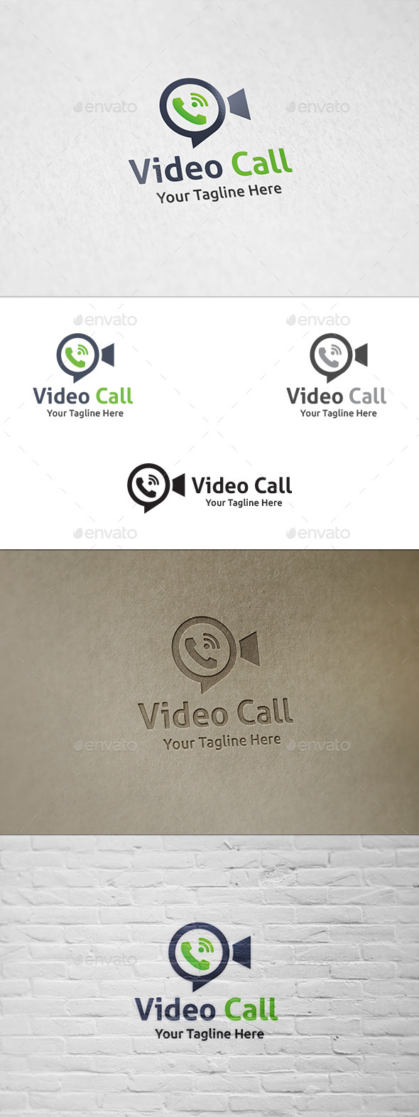 Video Call - Logo Template by martinjamez | GraphicRiver