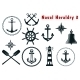 Naval Heraldry Icons Set, Vectors | GraphicRiver