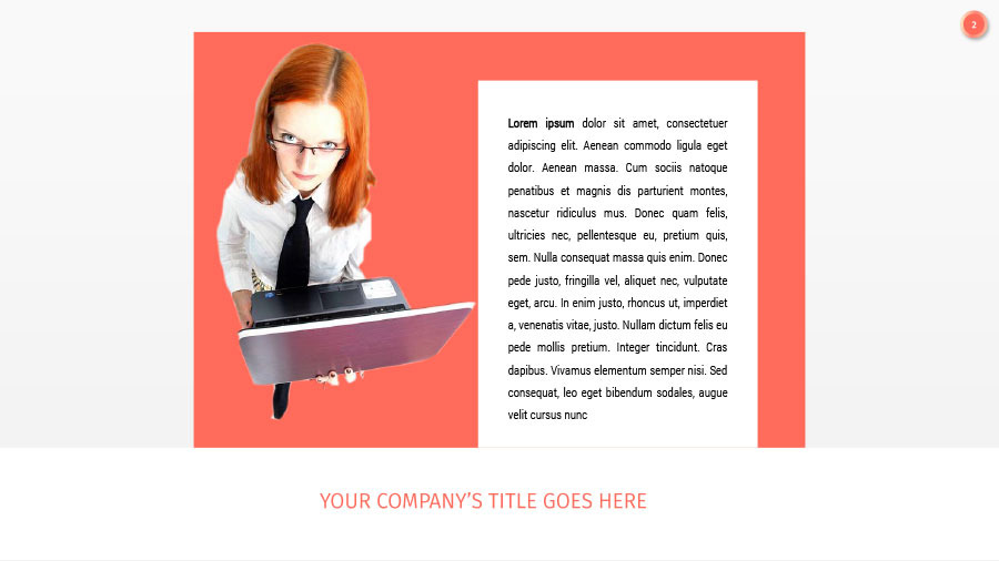 One Power Point Presentation Template, Presentation Templates ...