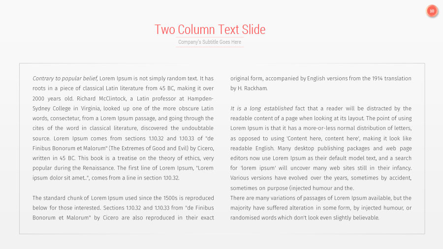 One Power Point Presentation Template, Presentation Templates ...