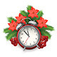 Christmas Time Composition with Alarm Clock, Vectors | GraphicRiver