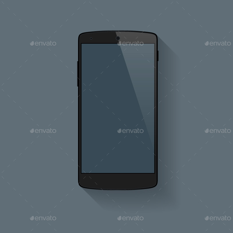 20 Flat Smartphones, Graphics | GraphicRiver