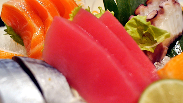 Japanese Sashimi, Stock Footage | VideoHive
