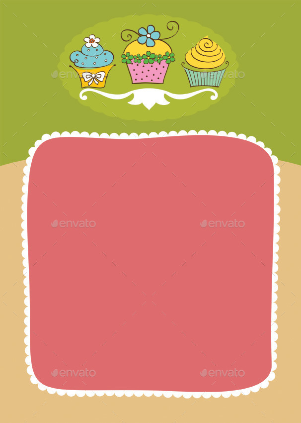 Cupcake Art Contest and Bakery Flyers , Print Templates | GraphicRiver