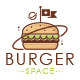 Space Burger Logo Template, Logo Templates | GraphicRiver