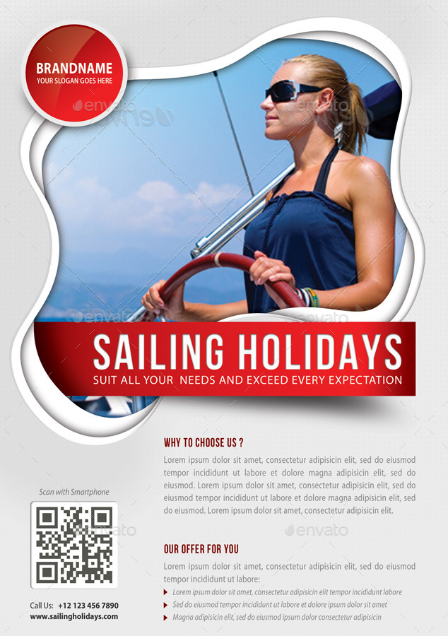3 in 1 Sailing Yacht Travel Flyers Bundle, Print Templates | GraphicRiver