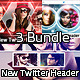 3 New Twitter Profile Header Bundle, Web Elements | GraphicRiver