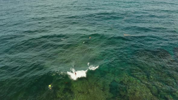 Surf Spot on the Island of Siargao Called Cloud 9, Stock Footage ...