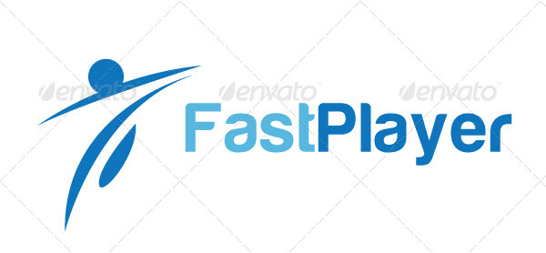 Fast Player Logo, Logo Templates | GraphicRiver