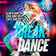 Break Dance Flyer Template, Print Templates | GraphicRiver