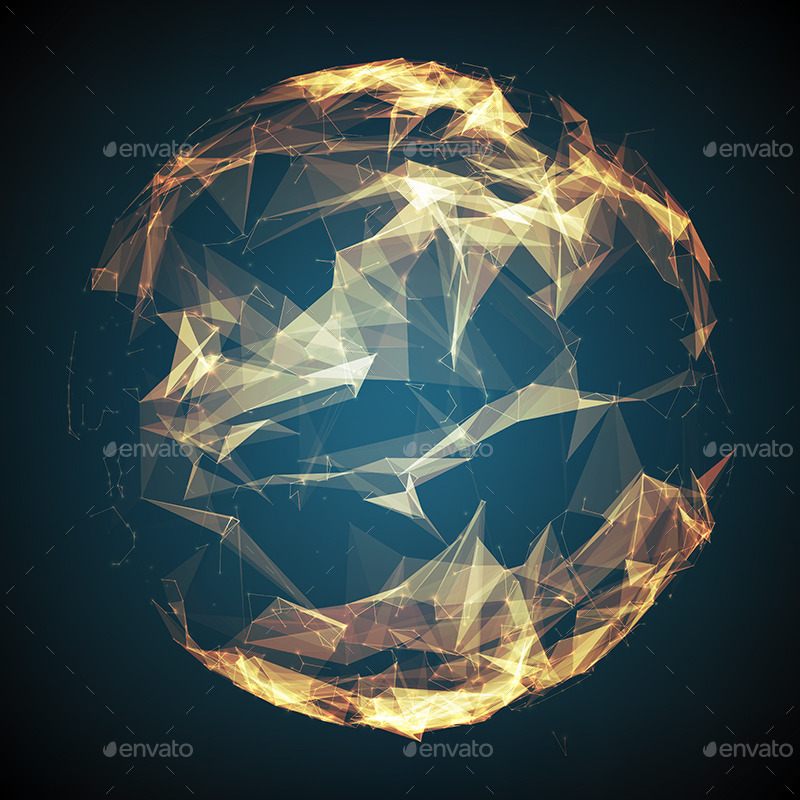 15 Abstract Demolished Spheres, Vectors | GraphicRiver