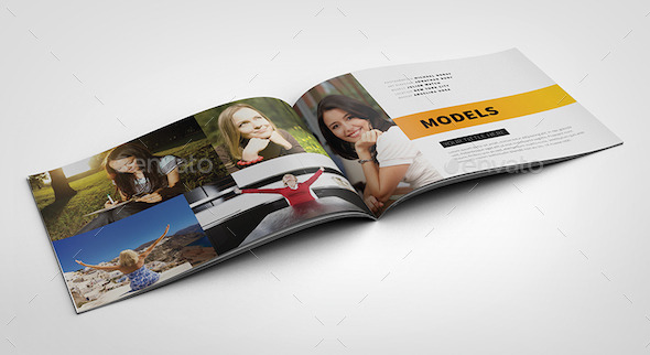 Photo Album Landscape Template, Print Templates | GraphicRiver