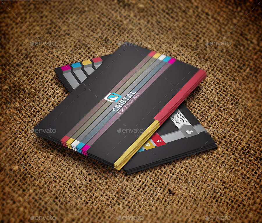 Multi Colour Business Card, Print Templates | GraphicRiver
