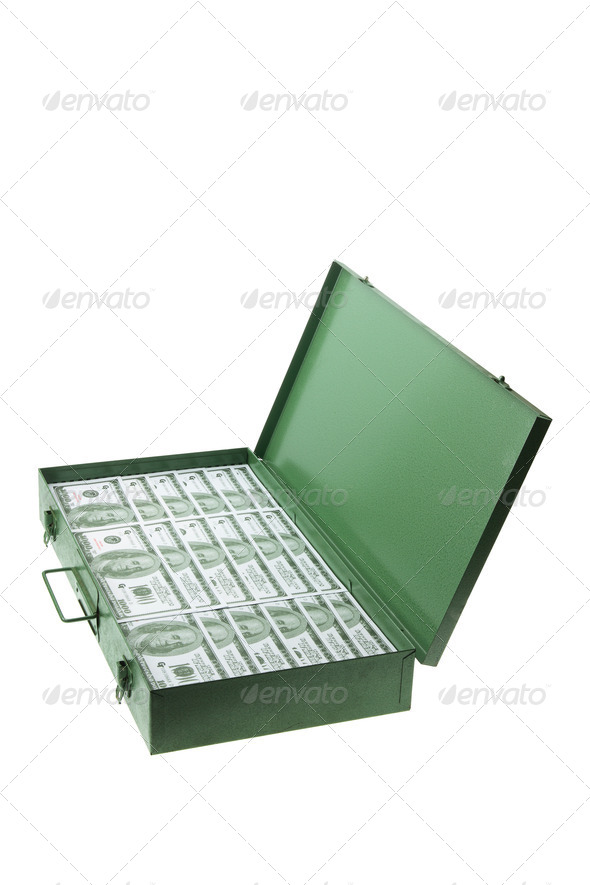 Case of Banknotes Stock Photo by lightzone | PhotoDune