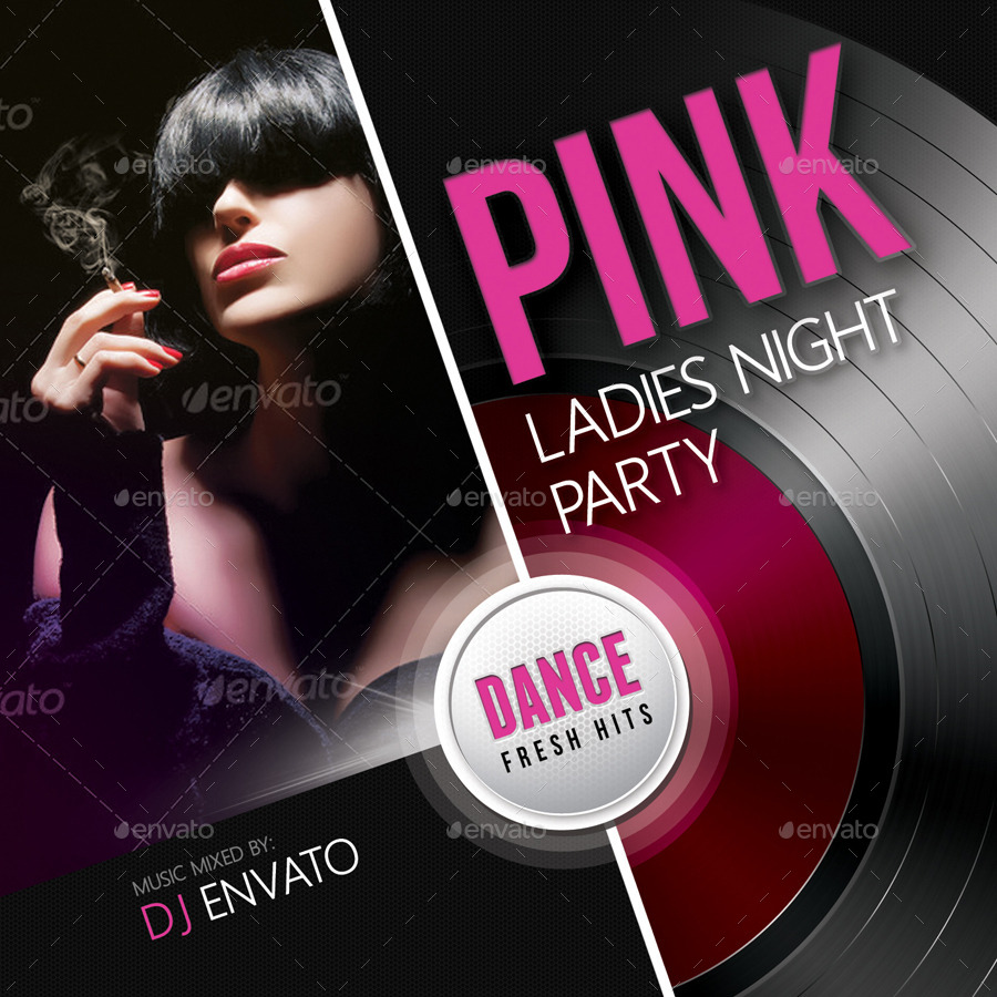 Music Night Party CD Cover 14, Print Templates | GraphicRiver