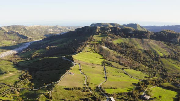 Calabria landscape aerial, Stock Footage | VideoHive