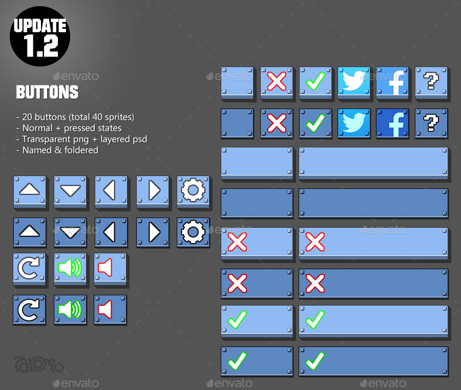 Isometric Arcade Game Kit by takomogames | GraphicRiver