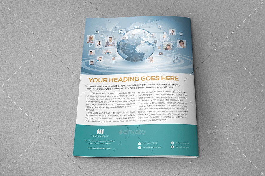 Business Newsletter Template, Print Templates | GraphicRiver