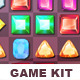Match 3 Game Kit - Gems, Game Assets | GraphicRiver