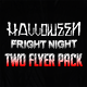 Halloween Fright Night Two Flyer Pack, Print Templates | GraphicRiver