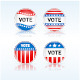 Vote Badges, Vectors | GraphicRiver
