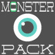 Monster Creation Kit - Pre-Made Characters & Parts, Vectors | GraphicRiver