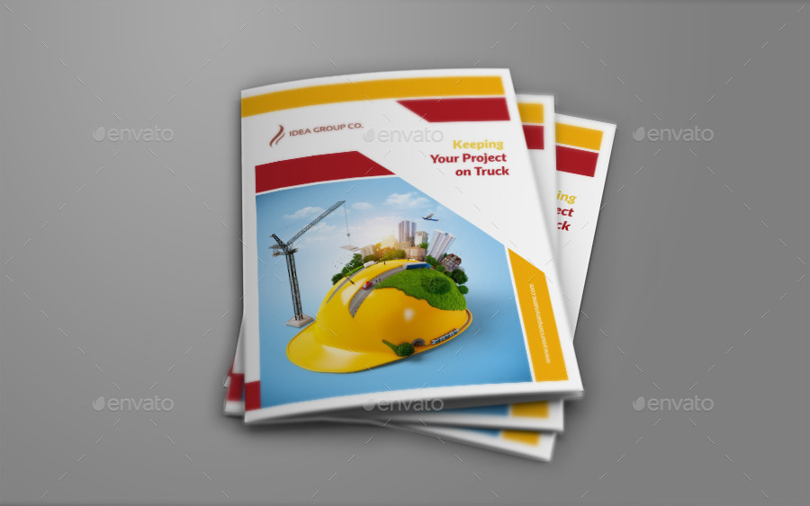 Construction Company Brochure Bi-Fold Vol.2, Print Templates | GraphicRiver