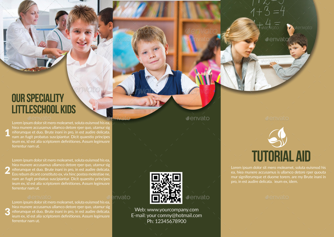 Tri Fold Education Brochure, Print Templates | GraphicRiver
