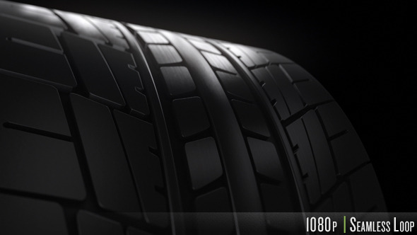 Vehicle Tire Spinning, Motion Graphics | VideoHive