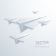 Vector Modern Origami Airplane Background, Vectors | GraphicRiver