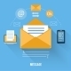 Envelope with Message and Email Technology, Vectors | GraphicRiver