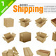 Shipping Boxes, Vectors | GraphicRiver
