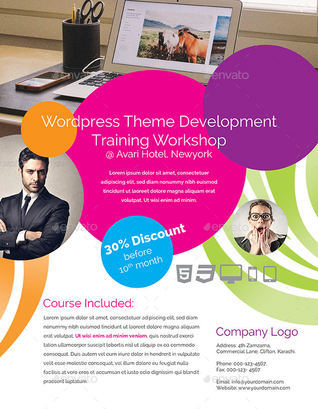 Business Training Flyer, Print Templates | GraphicRiver