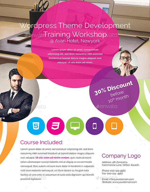 Business Training Flyer, Print Templates | GraphicRiver