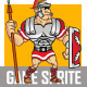 Roman Soldier Sprite, Game Assets | GraphicRiver