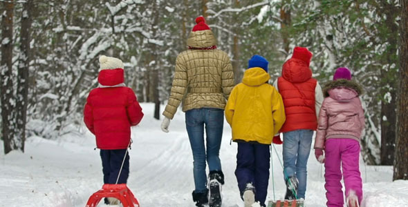 Winter Day Out, Stock Footage | VideoHive