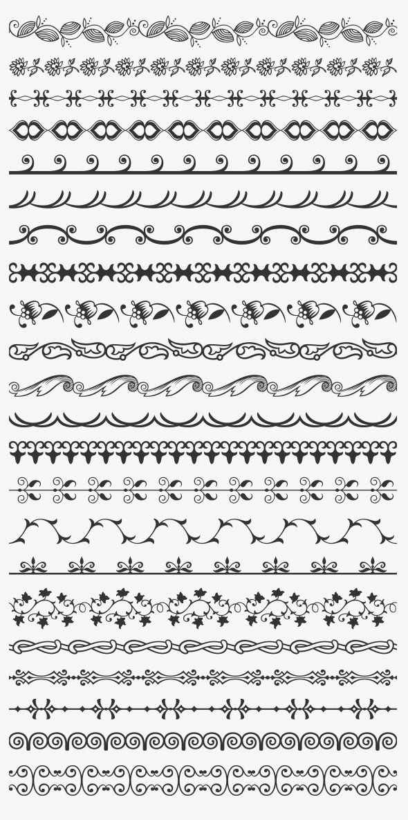 108 Borders Custom Shape, Add-ons | GraphicRiver