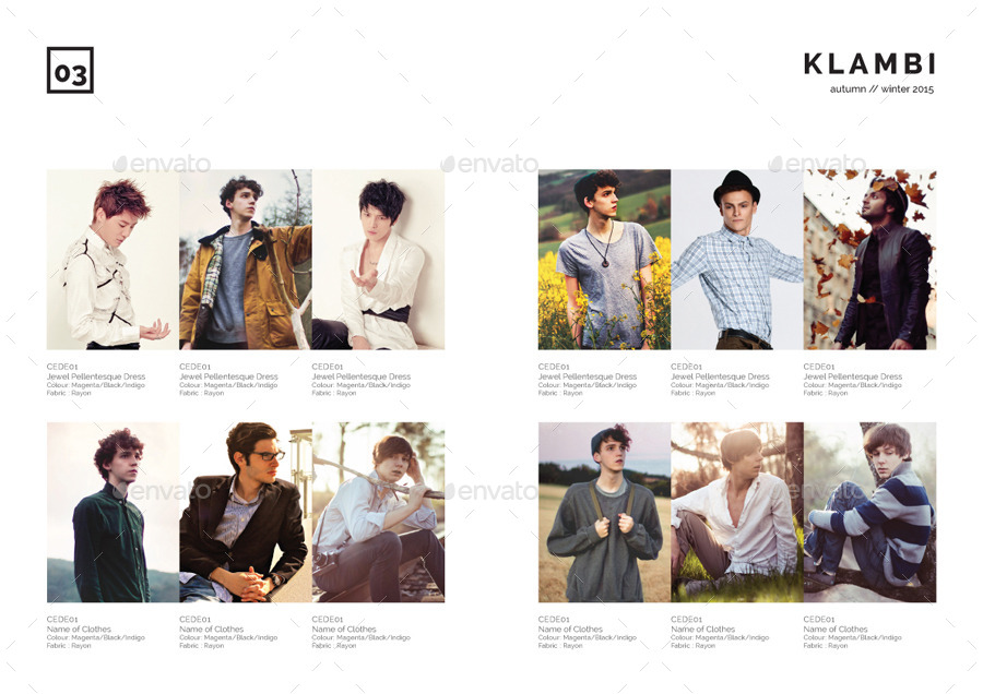 Product Catalog Klambi Template, Print Templates | GraphicRiver