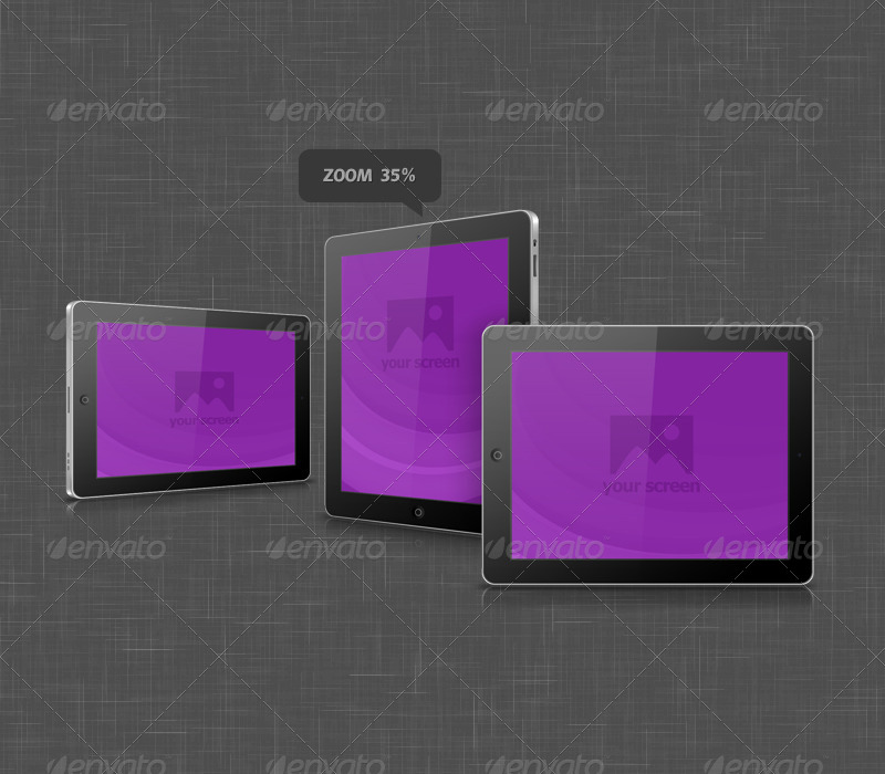 Tablet Computer 3D Web Page / App Showcase Vol.3, Graphics | GraphicRiver