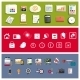 Set of Office and Business Work Elements, Vectors | GraphicRiver