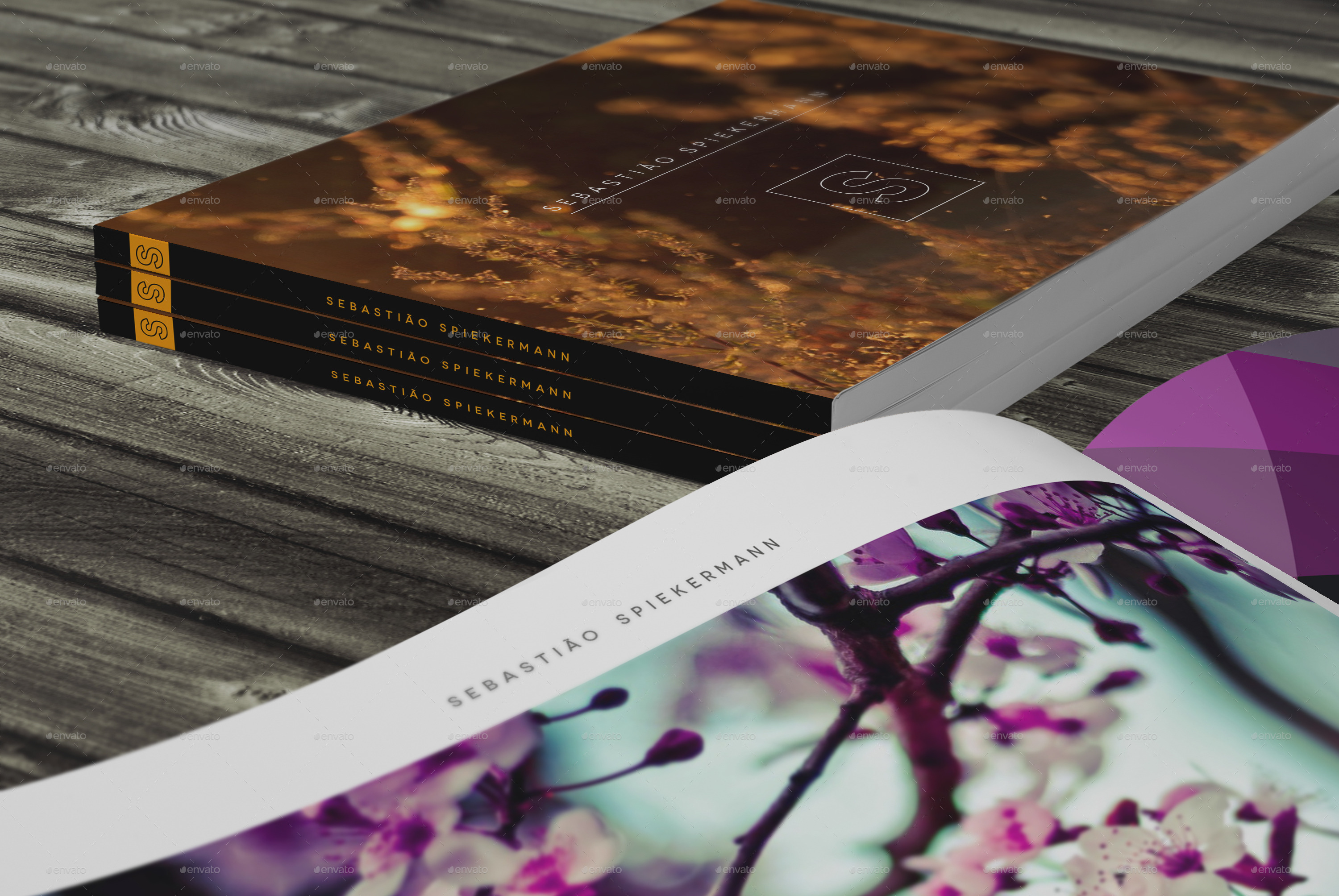 Indesign landscape photo book template, Print Templates | GraphicRiver