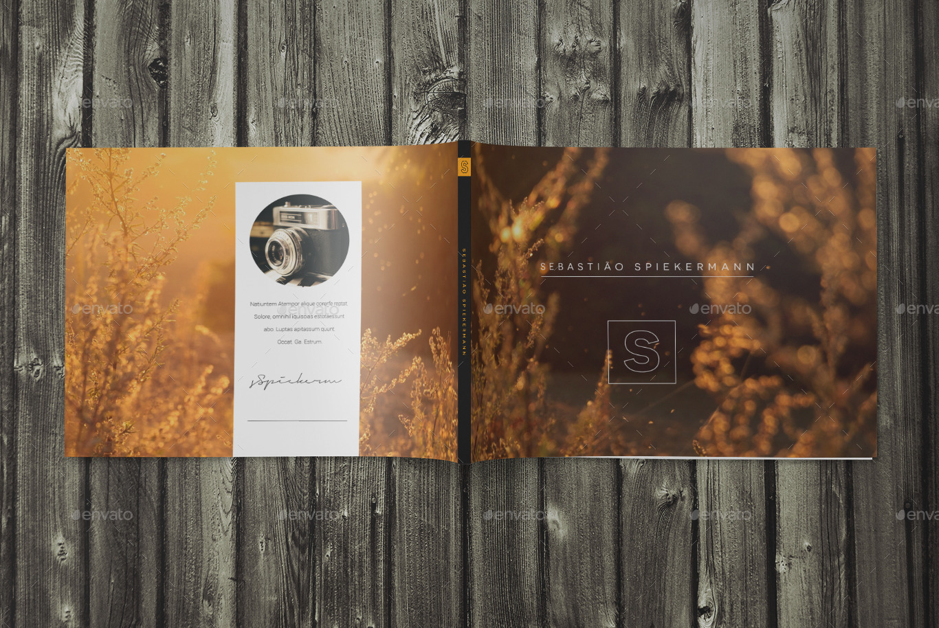 Indesign landscape photo book template, Print Templates | GraphicRiver
