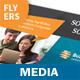 Media and Communication Flyers – 4 Options, Print Templates | GraphicRiver