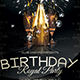 Birthday Royal Party Flyer Template, Print Templates | GraphicRiver