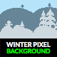 Winter Pixel Game Background by GoblinPortal | GraphicRiver